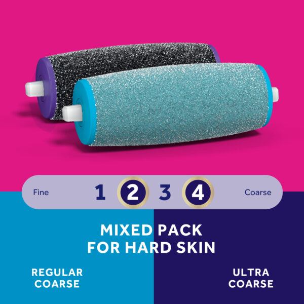 Amopé® Pedi Perfect® Electronic Foot File Refills - Mixed Refills, 2 ct, Ultra Coarse & Regular ...