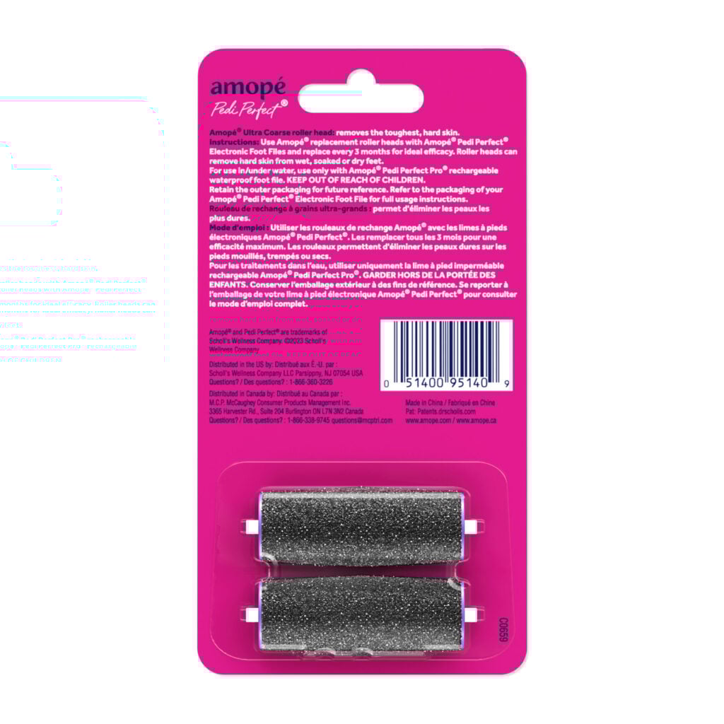 Amope® Pedi Perfect® Electronic Foot File Refills - Ultra Coarse - Amope US