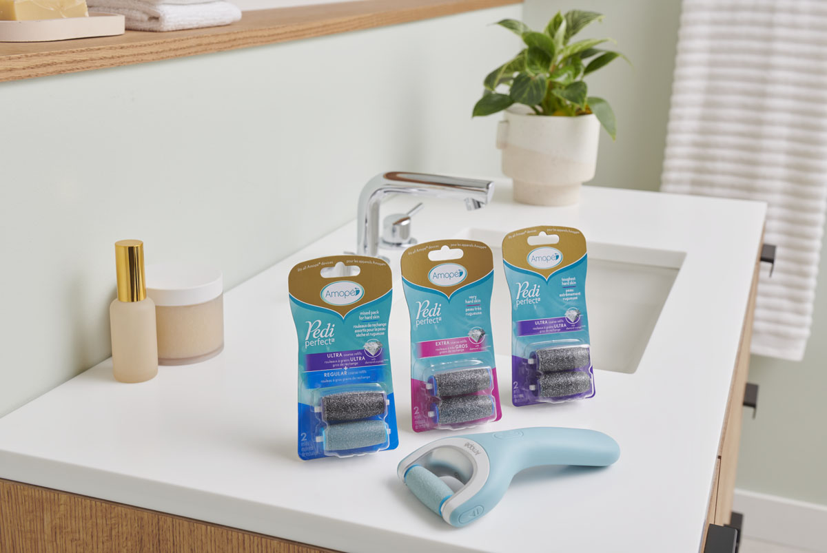 Amopé® Pedi Perfect™ Electronic Foot File Refills, Extra Coarse Refills ...