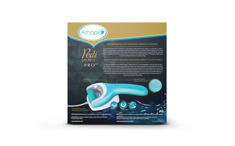 Amope® Pedi Perfect Pro™ Waterproof Rechargeable Foot File - Amope US