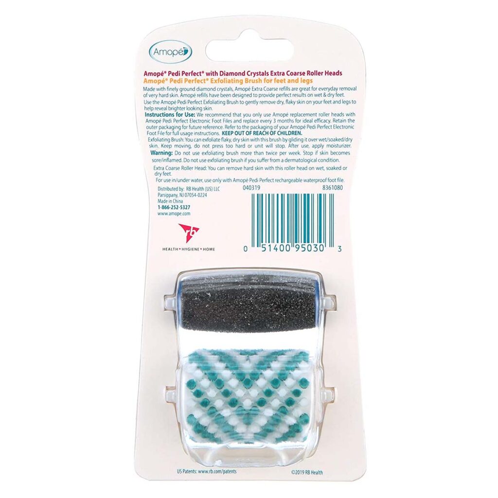 Amopé® Pedi Perfect™ Electronic Foot File Refills, Mixed Refills with ...