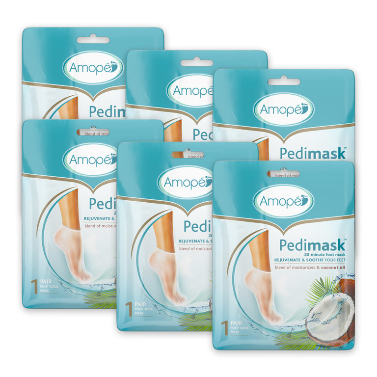 Amopé® Pedimask™ 20-Minute Foot Mask – Coconut Oil - Amope US