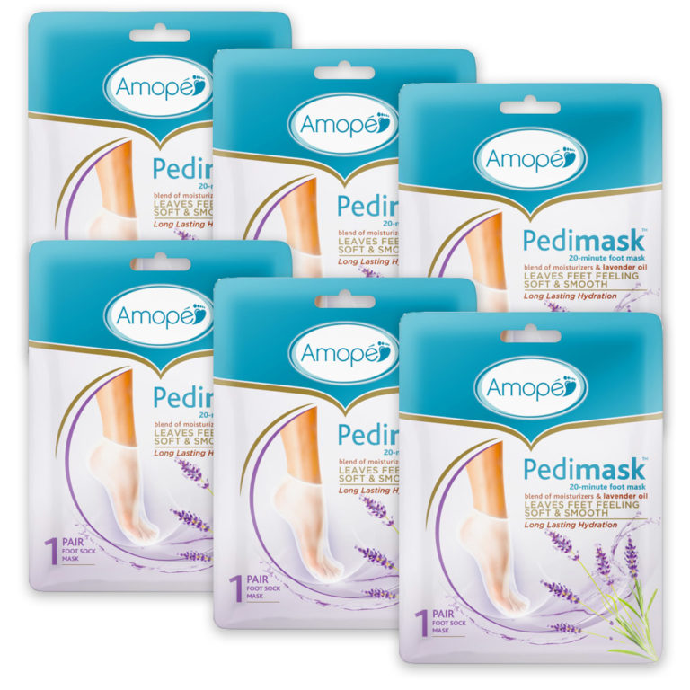 Amopé® PediMask™ 20-Minute Foot Mask - Paradise Found with Coconut ...
