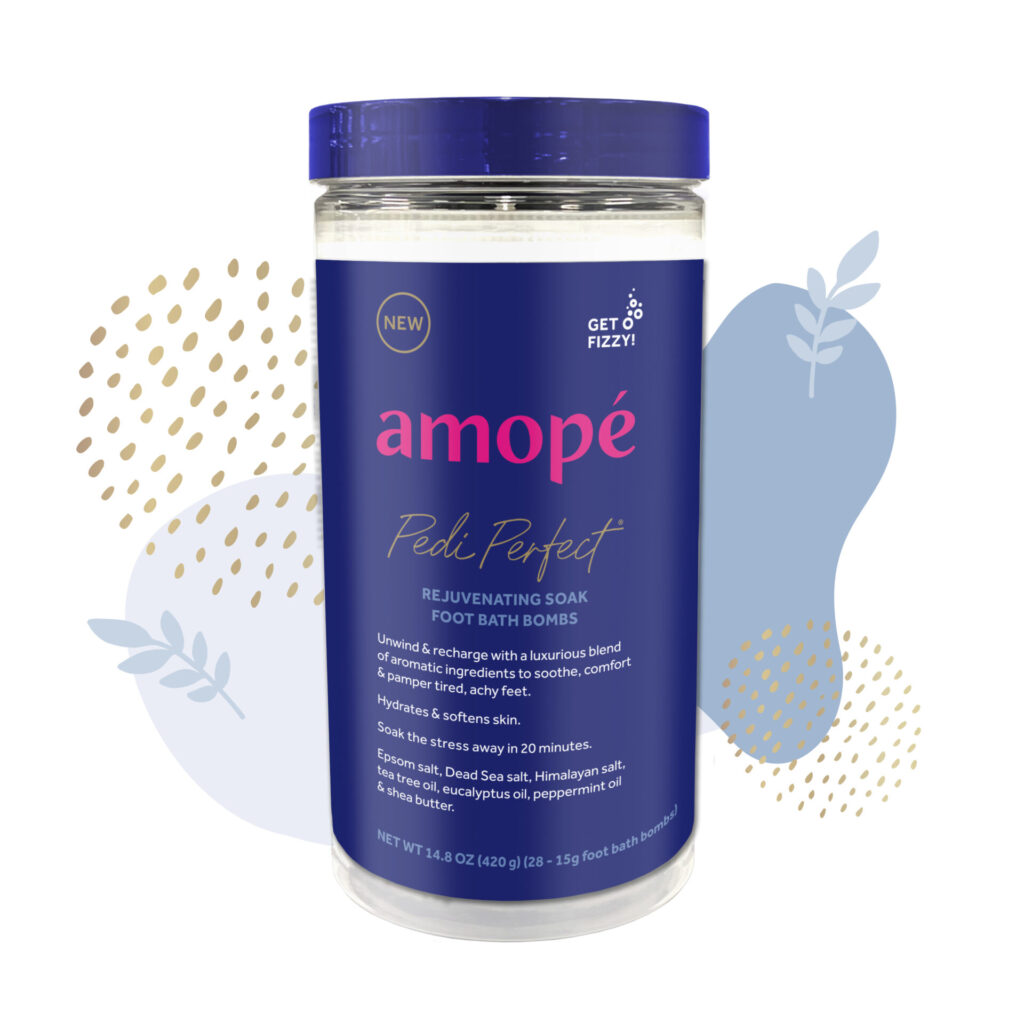 Amopé® Pedi Perfect® Rejuvenating Soak Foot Bath Bombs - Amope US